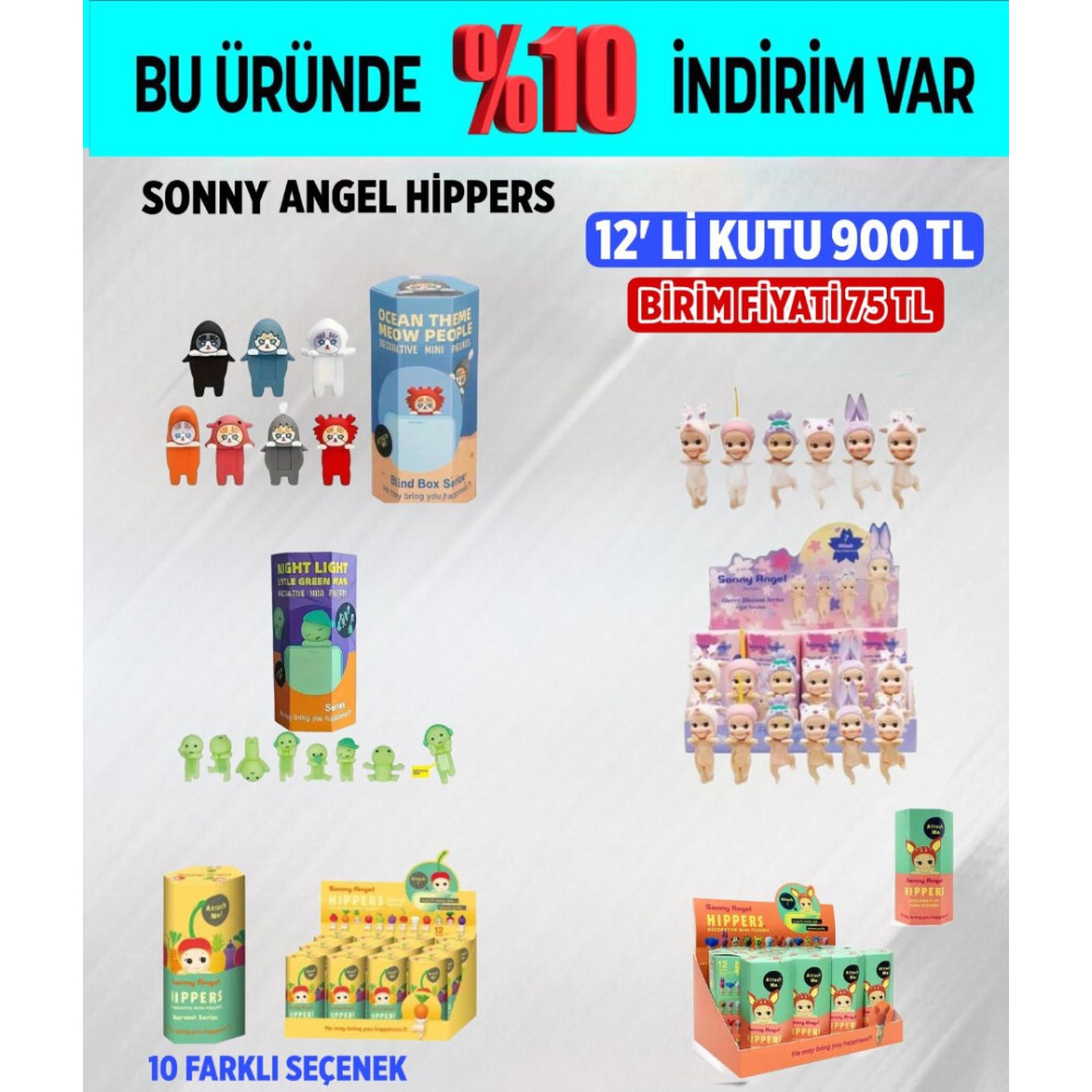 SONNY ANGEL HİPPERS (12'Lİ KUTU)